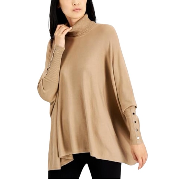 Alfani | Sweaters | Alfani Poncho Turtleneck Sweater | Poshmark